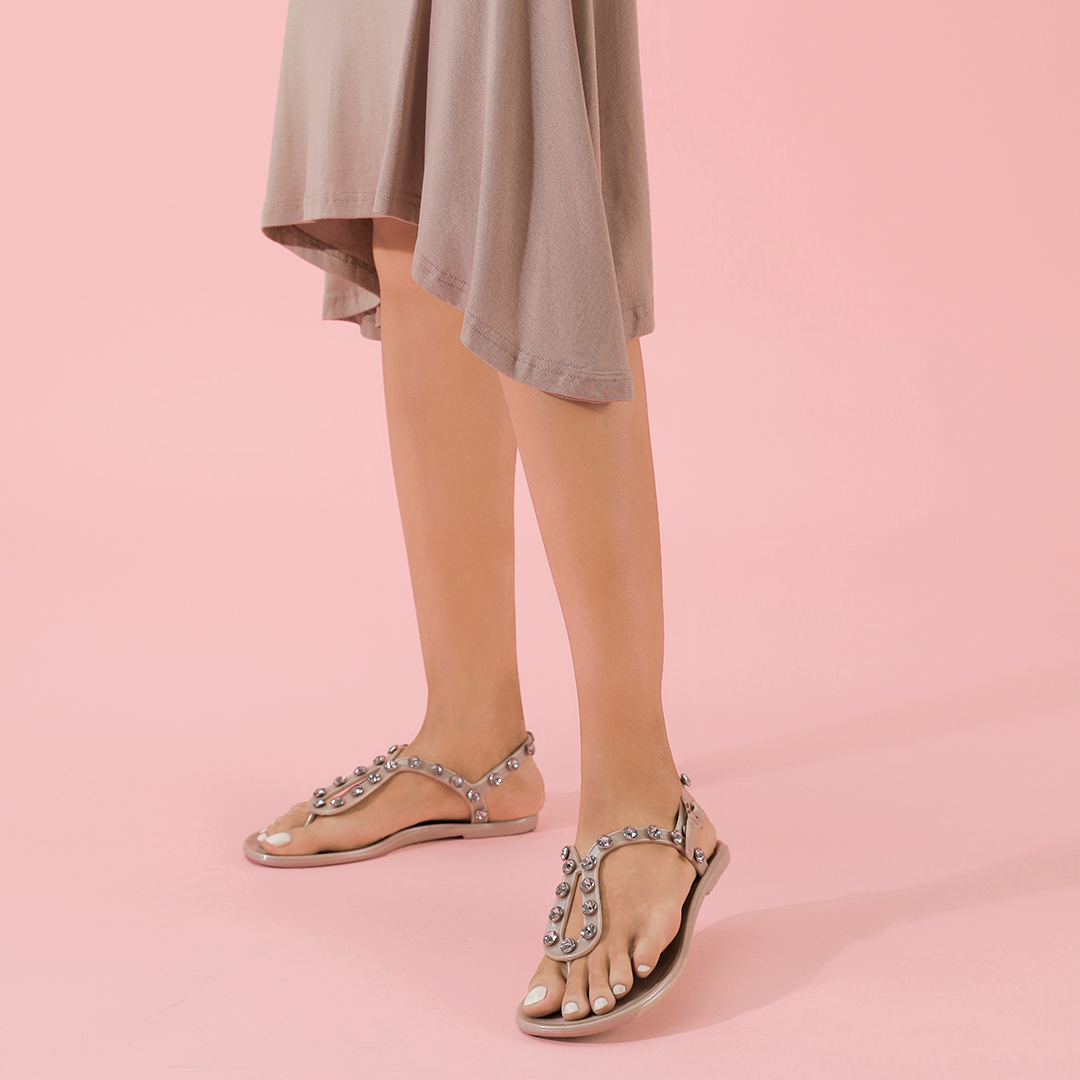 Supermodel Champagne Sandals | Sparkly Vegan Statement Sandal by ...